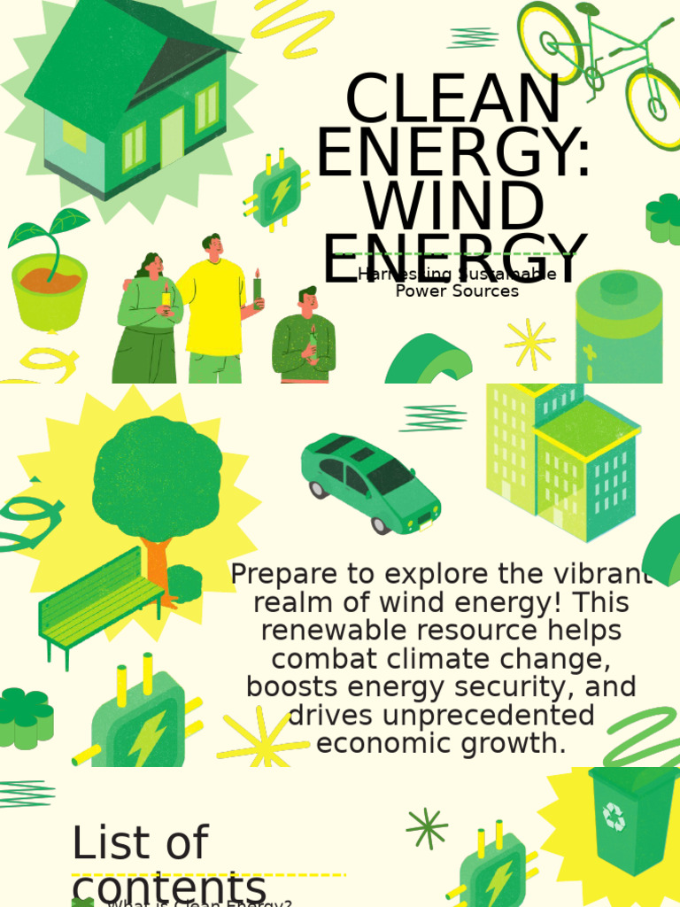 Wind Energy Presentation | PDF