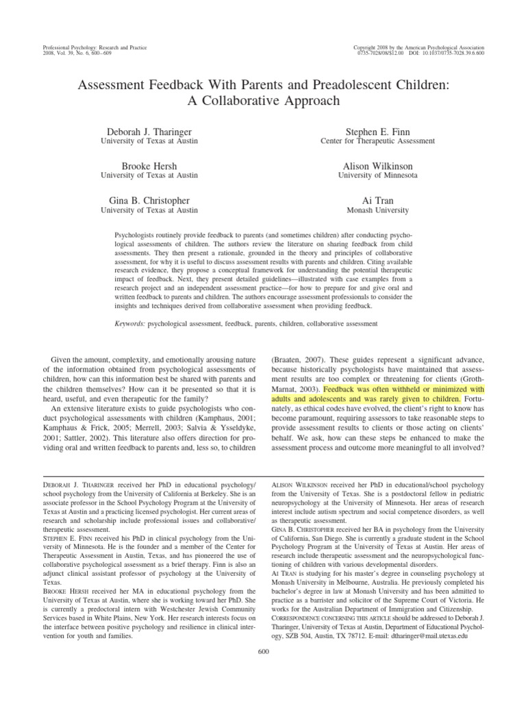 Tharinger_Finn_Hersh_Wilkinson_Christopher_Tran_2008 (1) | PDF ...