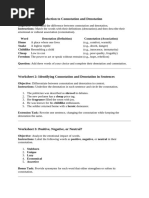 Connotation and Denotation Worksheet | PDF | Connotation | Linguistics