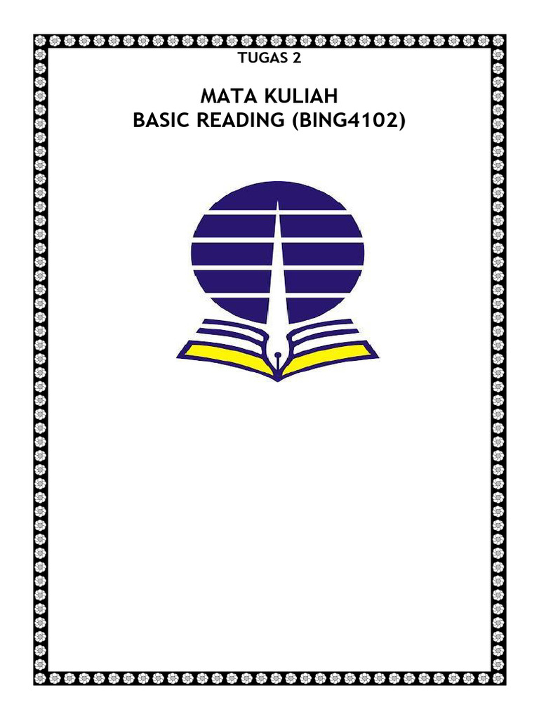 Tugas 2 - Basic Reading (Bing4102) - 2024.1 | PDF