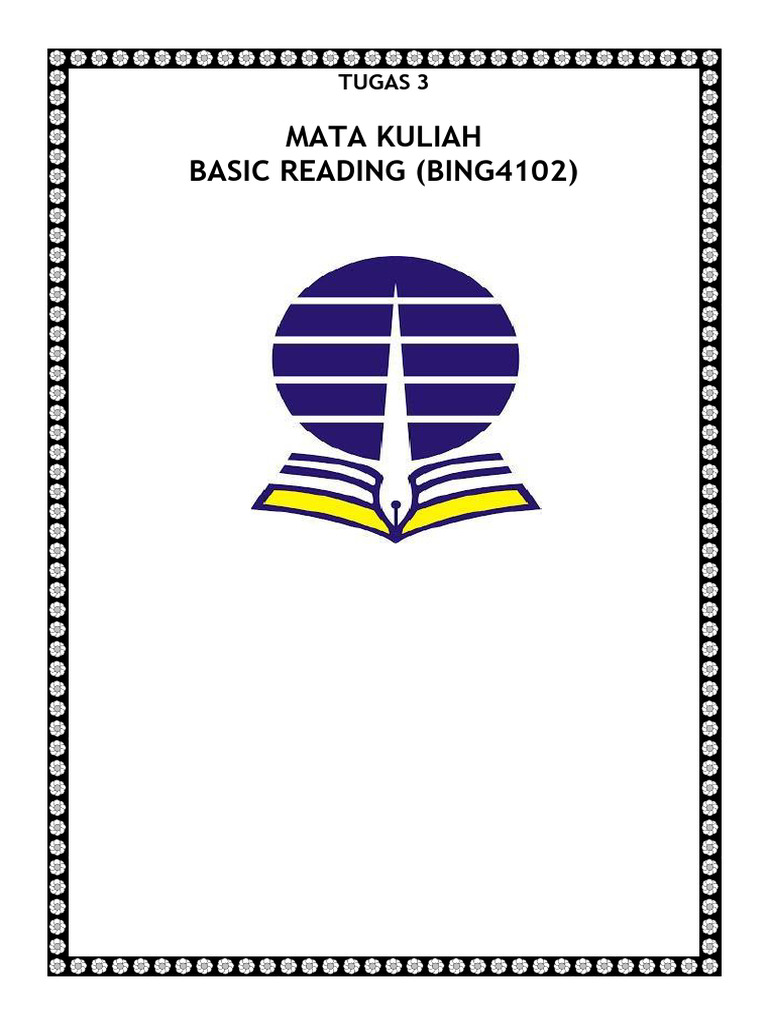Tugas 3 - Basic Reading (Bing4102) - 2024.1 | PDF