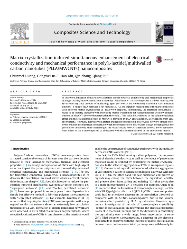 Matrix Crystallization Induced Simultaneous Enhancement of e - 2014 ...