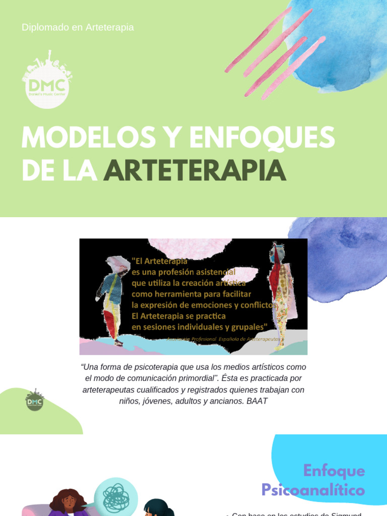 V3. C4 Modelos y Enfoques de Arteterapia | PDF | Terapia artística | Psicoterapia