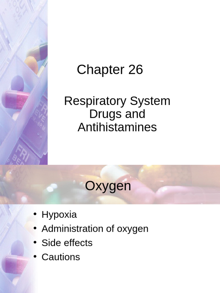 Respiratory System Drugs - Antihistamines | PDF | Clinical Medicine | Drugs