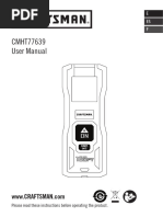 DTAPE DT50 Laser Distance Meter User Manual | PDF | Backlight | Metre