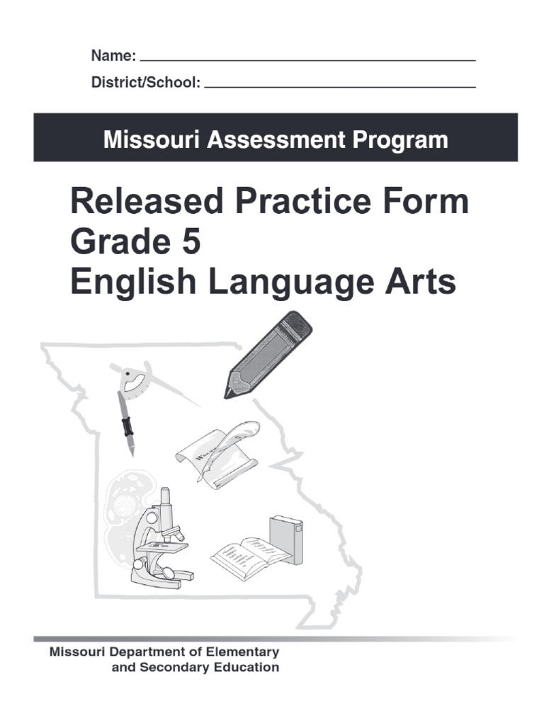 MAP Grade-Level Assessment Practice Form ELA Grade 5 - Missouri ...
