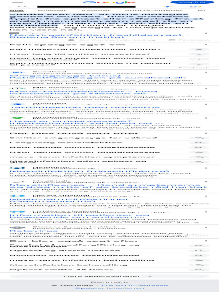 Folk Spørger Også Om: - Norovirus Er Meget Smitsomt Og Nogle Få Viruspa ...