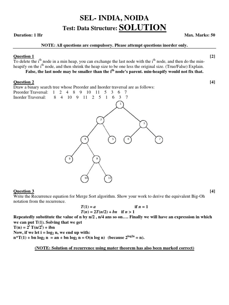 Samsung QP Data Struct Solution | PDF | Areas Of Computer Science ... Samsung QP Data Struct Solution | PDF | Areas Of Computer Science ...