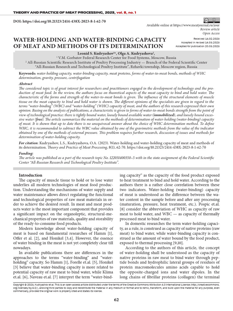 Daya Ikat Air | PDF | Proteins