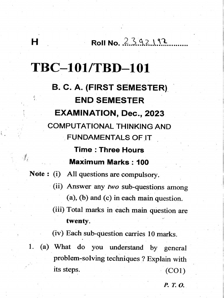 tbc101_endsem_2023_dec (1) | PDF
