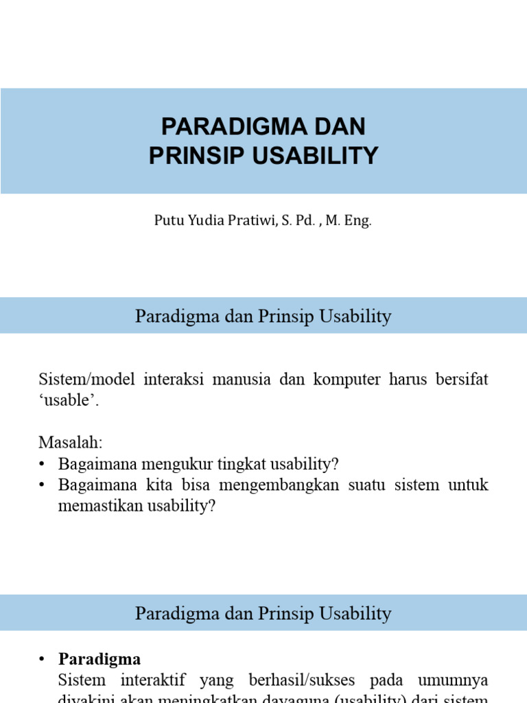 Paradigma Dan Prinsip Usability_compressed (1) | PDF