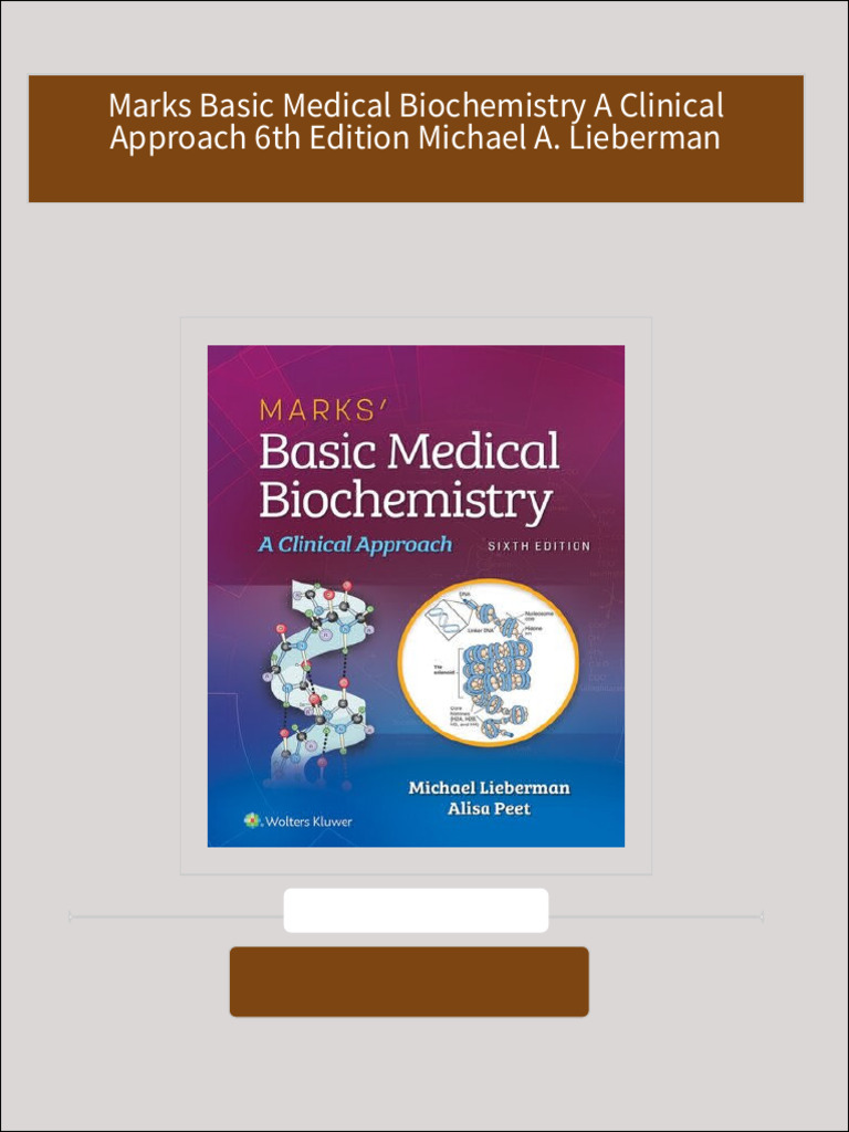 Full Download Marks Basic Medical Biochemistry A Clinical Approach 6th ...