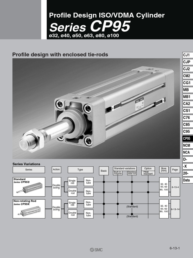 cp95_series_cylinders | PDF | Piston | Bipolar Junction Transistor