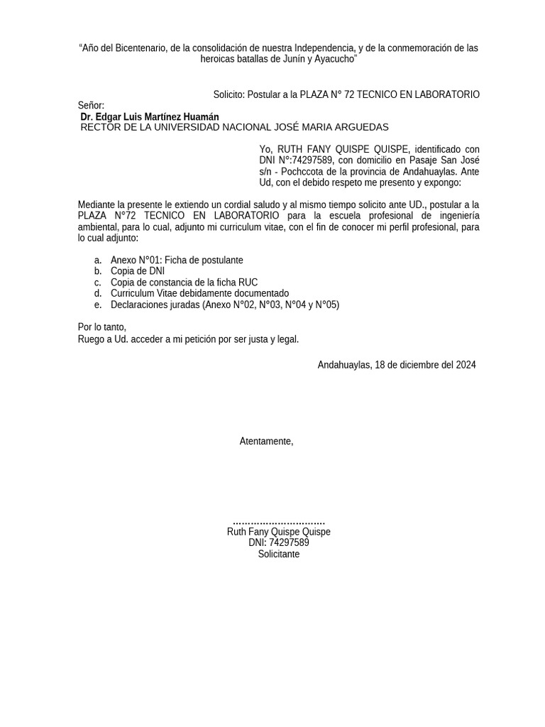 Solicito | PDF
