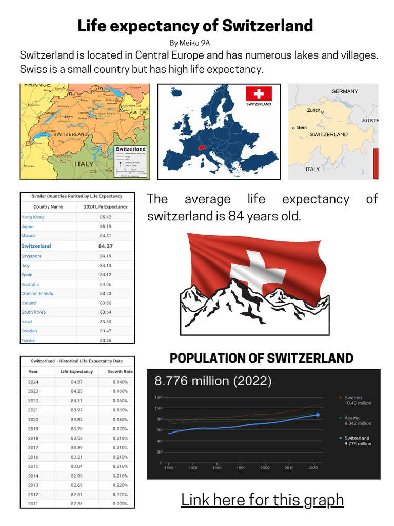 Switzerland's High Life Expectancy Factors | PDF | Switzerland ...