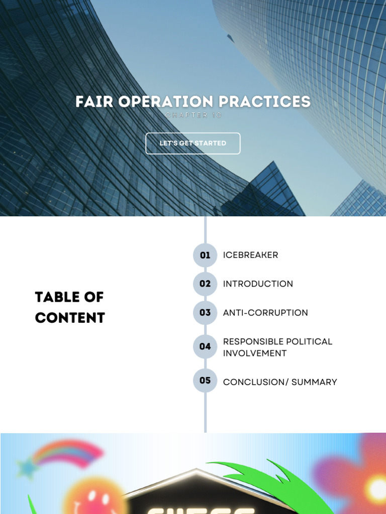 Fair Operations Practices Muchano Payawal G 24 | PDF | Bribery | Corruption