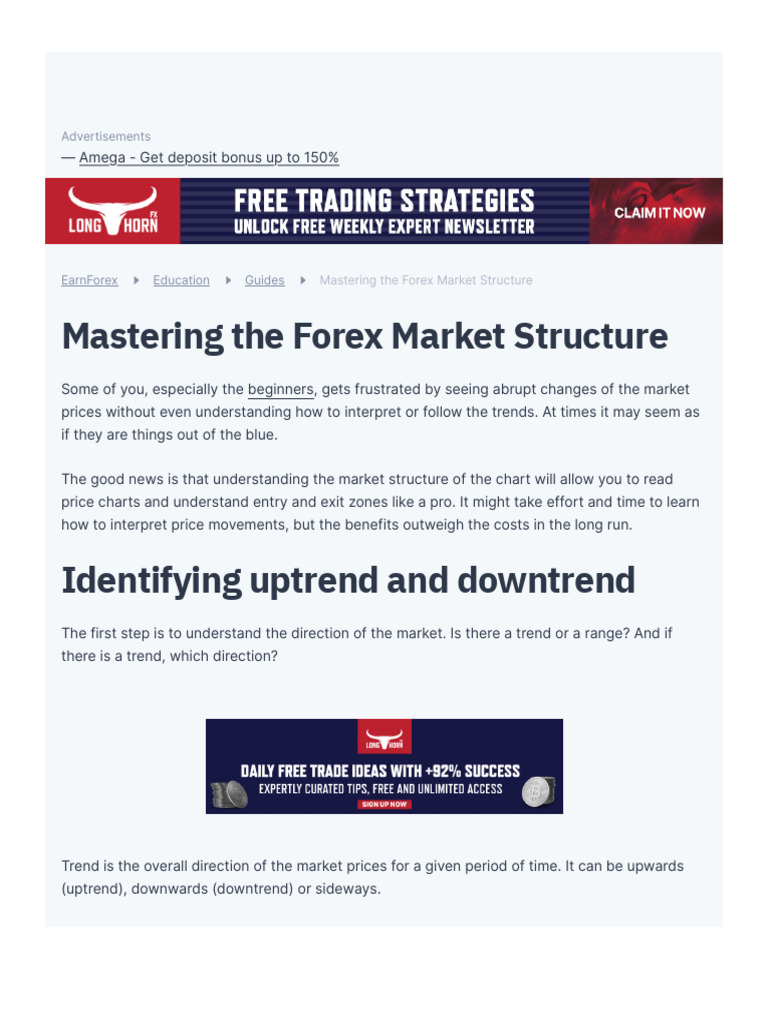 Mastering the Forex Market Structure | PDF | Foreign Exchange Market ... Mastering the Forex Market Structure | PDF | Foreign Exchange Market ...