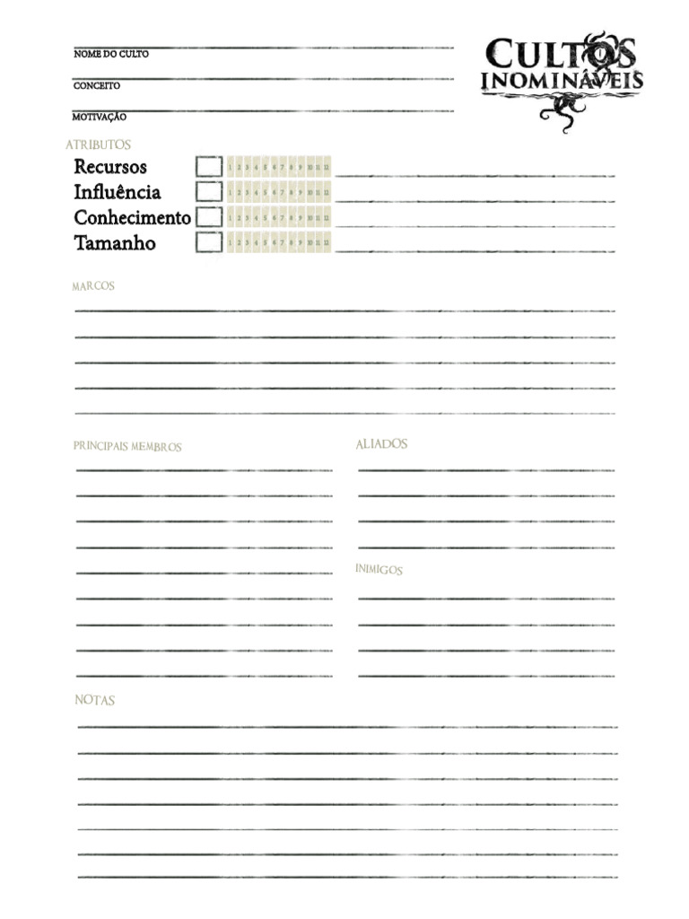 Análise de Cultos e Seus Atributos | PDF