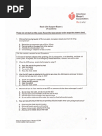 BLS Skills Checklist | PDF | Cardiopulmonary Resuscitation | Medical ...