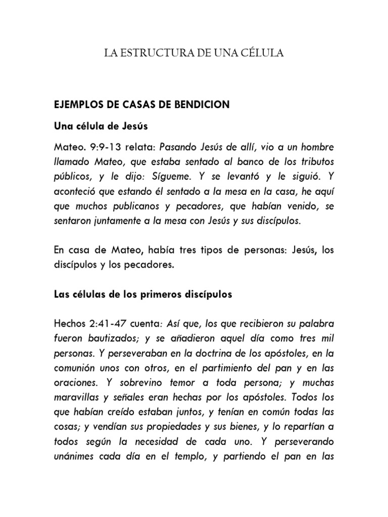 La Estructura de Una C - Lula | PDF | Jesús | Evangelio de Mateo