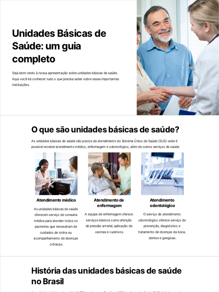 Unidades-Basicas-de-Saude-um-guia-completo (1) | PDF | Odontologia | Enfermagem