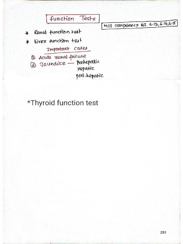 11.Organ Function Test | PDF