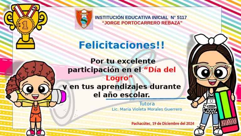 DIPLOMA Dia Del Logro Diciembre | PDF