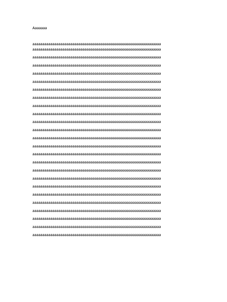 Aaaaaaa | PDF