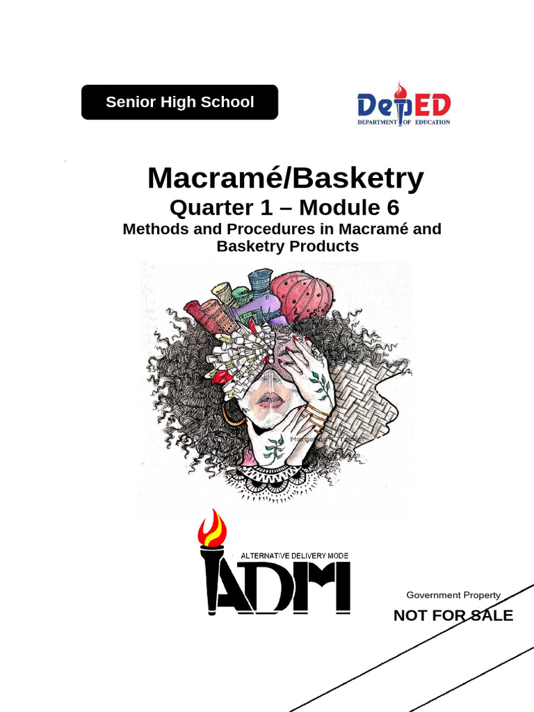 MacramebasketrySHS q1 Mod6 v5 | PDF | Knot | Rope