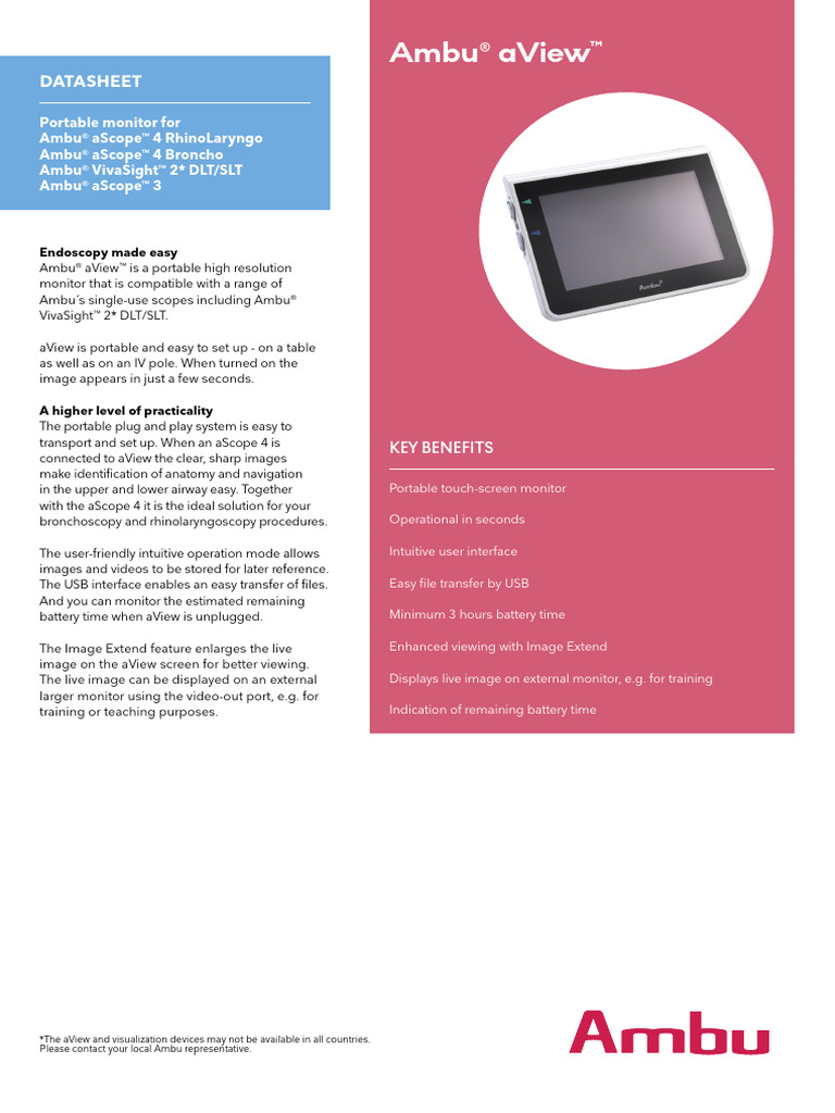 LBL-007038 IE-Datasheet-aView V2 TCC-11117 Web | PDF | Video | Computer Monitor