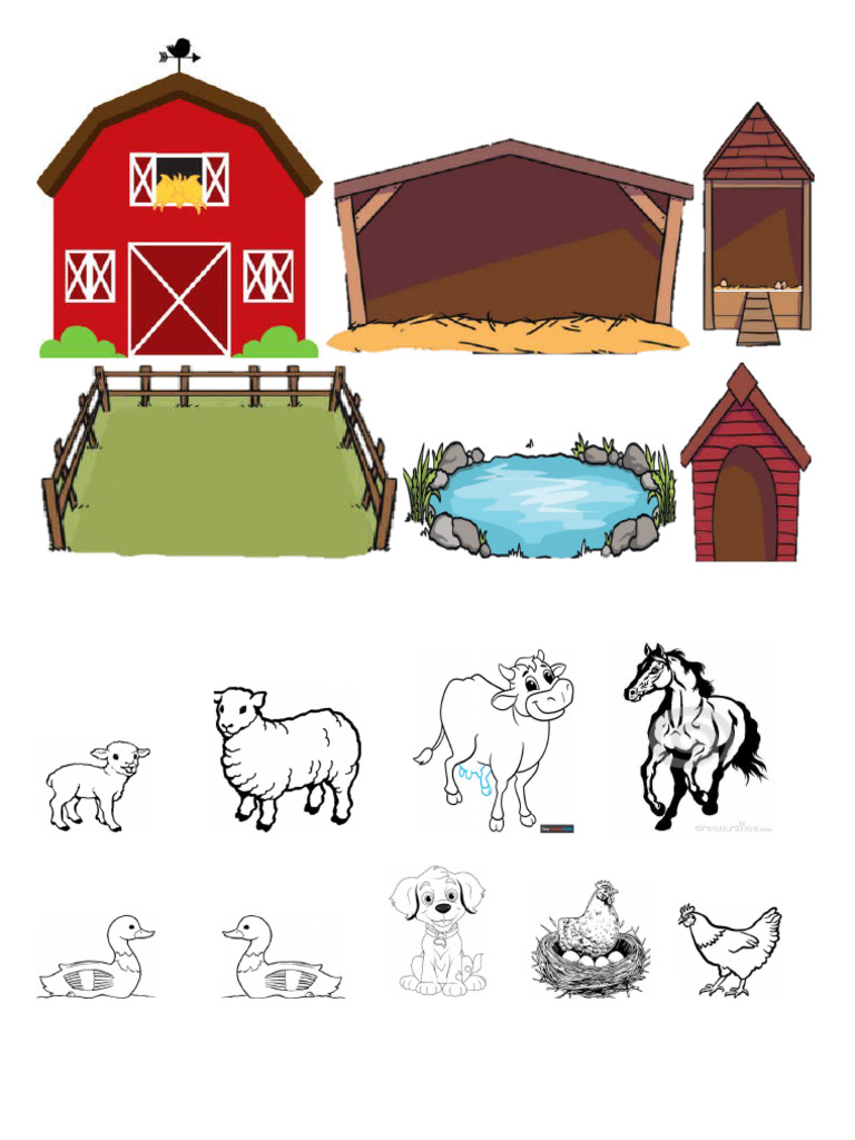 Farm Animals Mats | PDF
