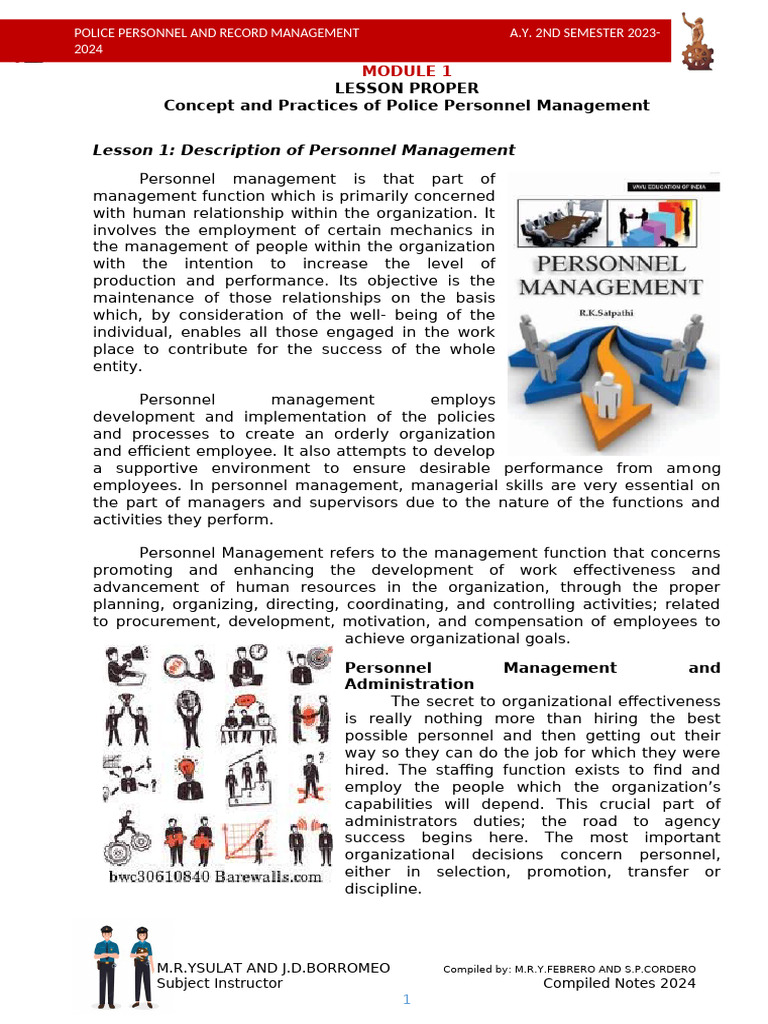 Module in Lea 5 2024 in Progress 3 | PDF | Performance Appraisal | Disciplines