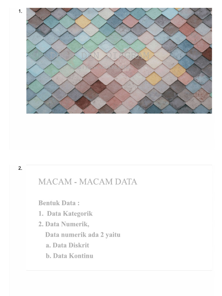 Data Dan Diagram | PDF