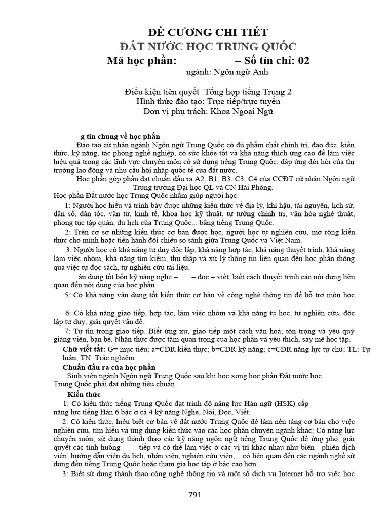 De Cuong - Dat Nuoc Hoc Trung Quoc | PDF