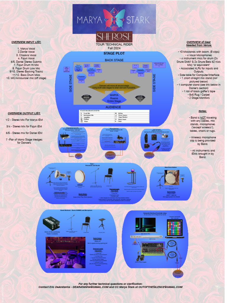 Marya Stark SHE ROSE Rider 11.1.24 | PDF | Microphone | Sound Recording