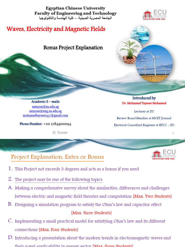 Bonus Project Explanation - Waves 2025 | PDF