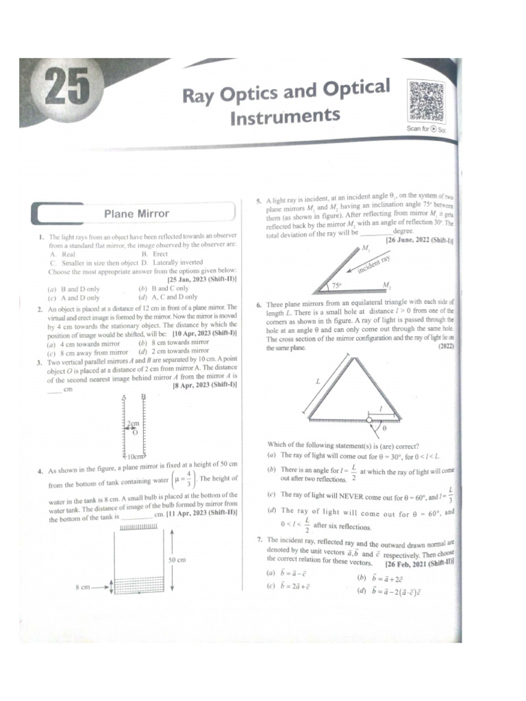 Ray Optics | PDF