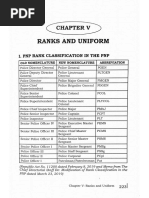 PNP Ranks and Uniform Guidelines | PDF | Inspector | Sergeant
