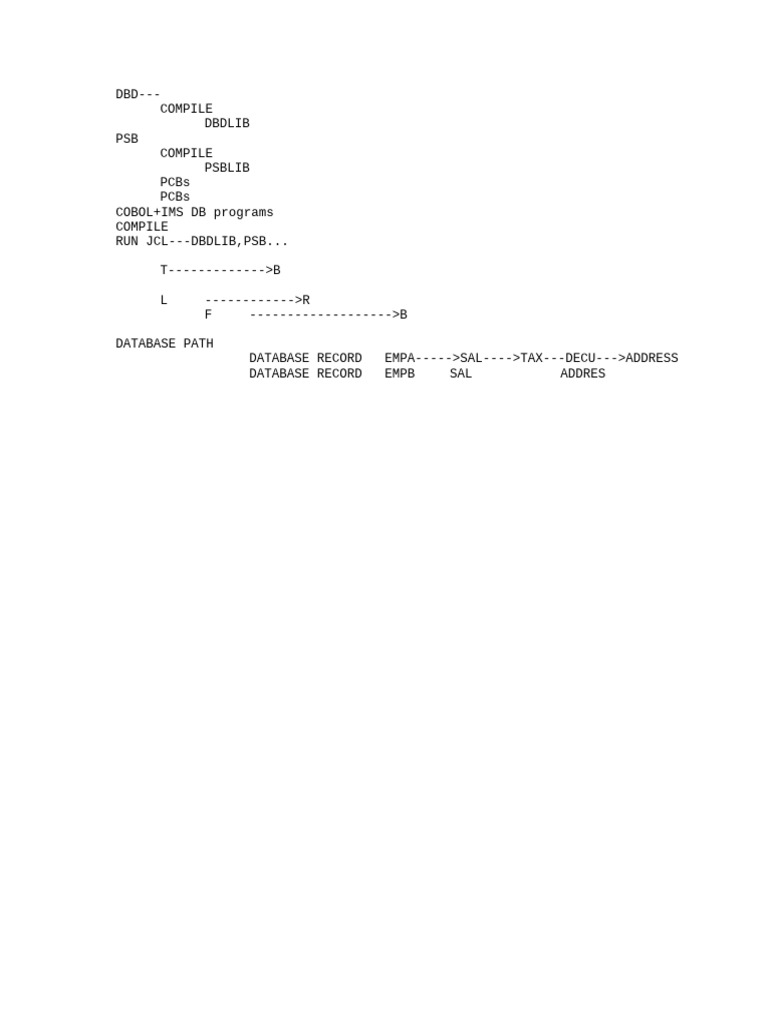 Day3 IMS Class Notes DBD | PDF