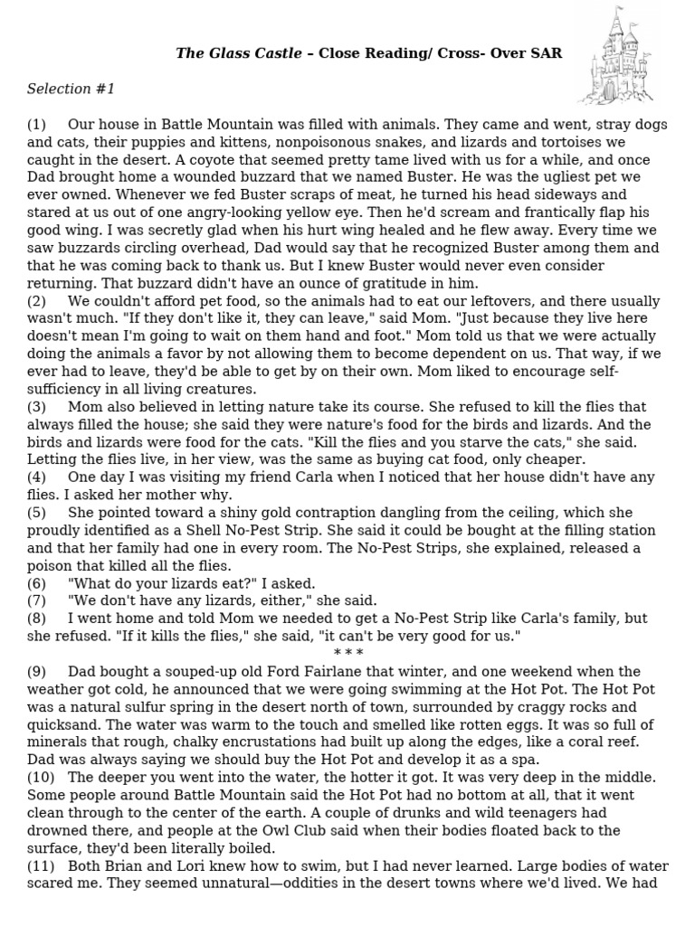 Glass Castle Sar Major Grade | PDF