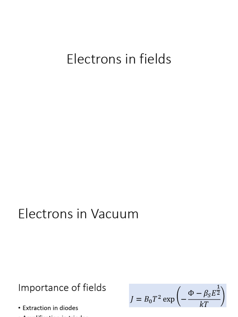 Electrons in Fields (5th Lecture) | PDF | Capacitor | Dielectric