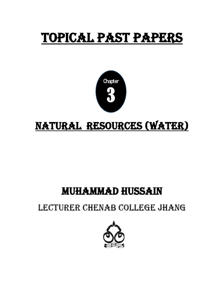 Topical Water Resources 2 | PDF | Indus River | Irrigation