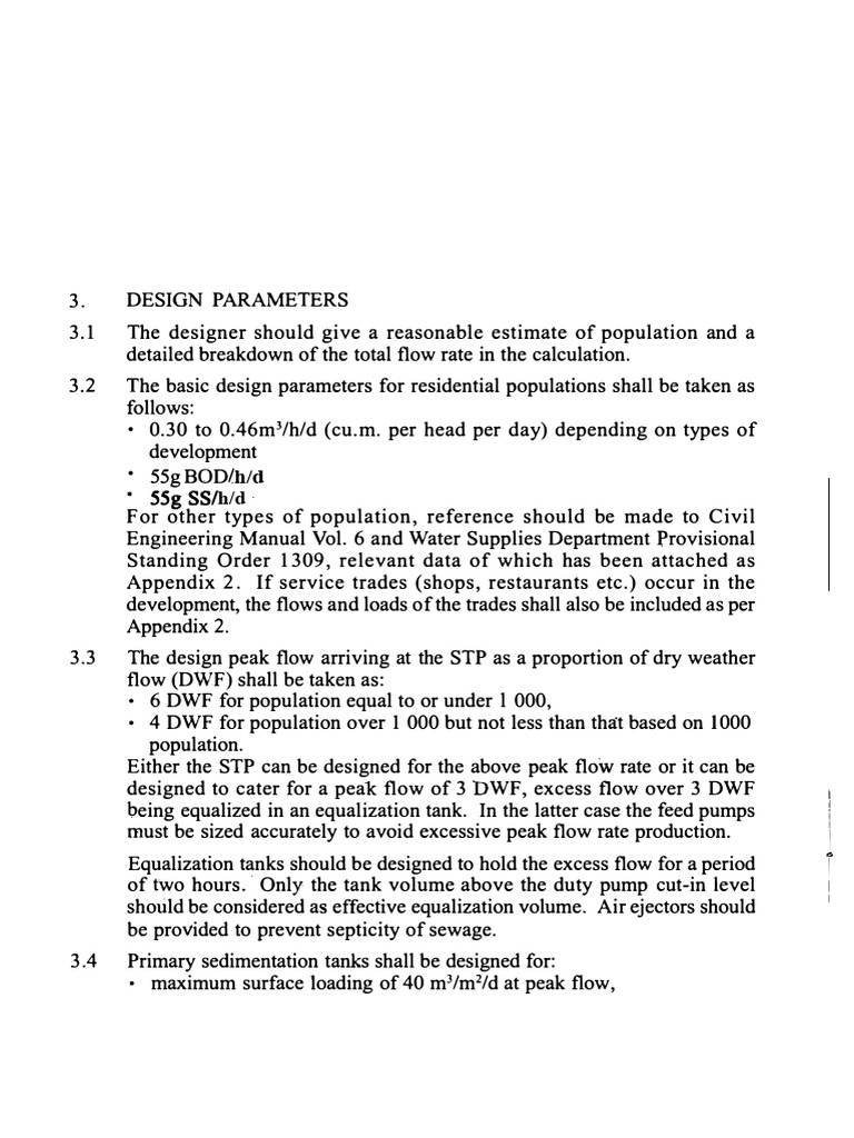 STP Design - SS Conc 1% EAAS - 2% RBC & Primary Clarifier - HRT 2h Min ...