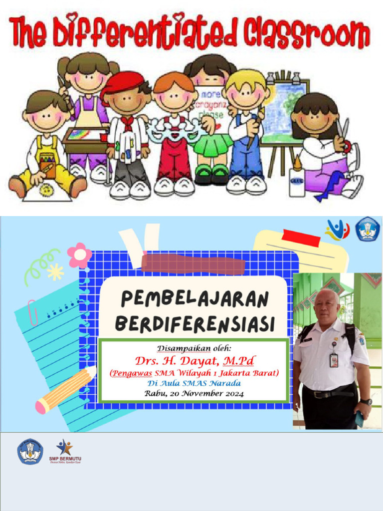 Pembelajaran Berdiferensiasi - Diseminasi Ikm JB - 20112024 | PDF