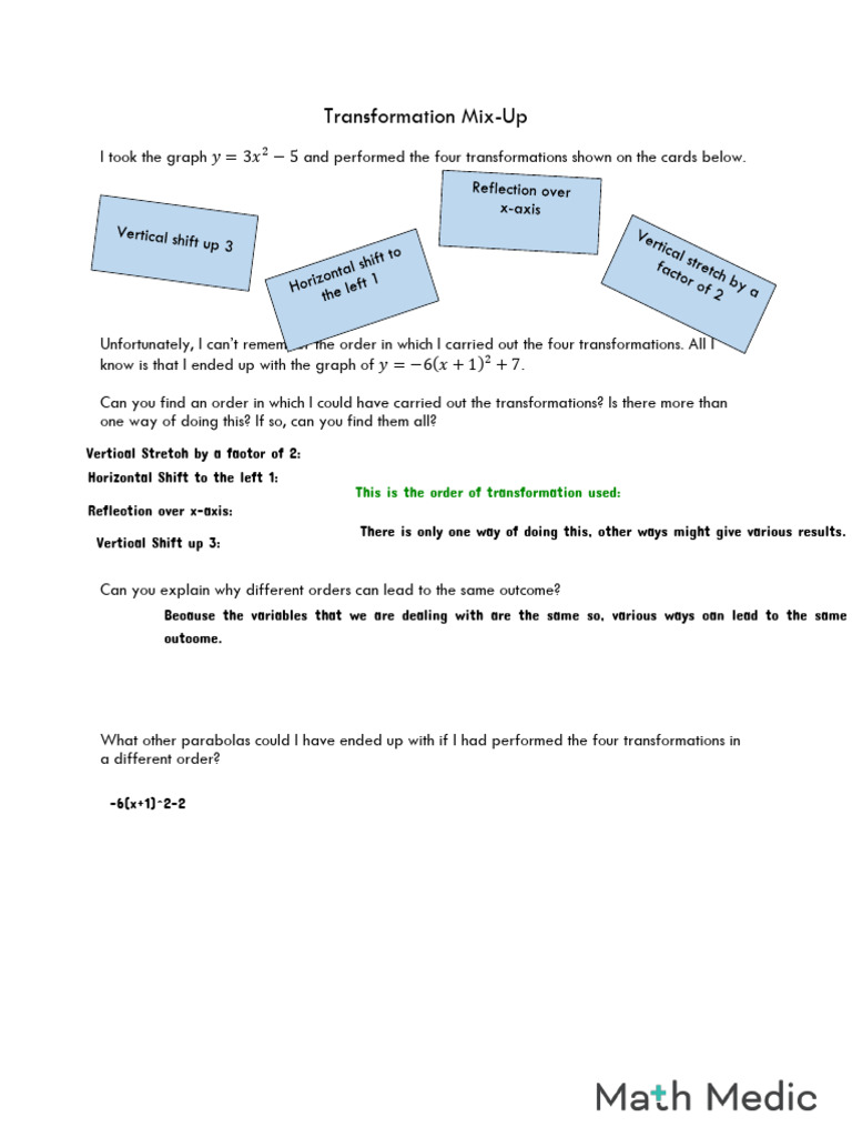 Graph Transformations Explained | PDF