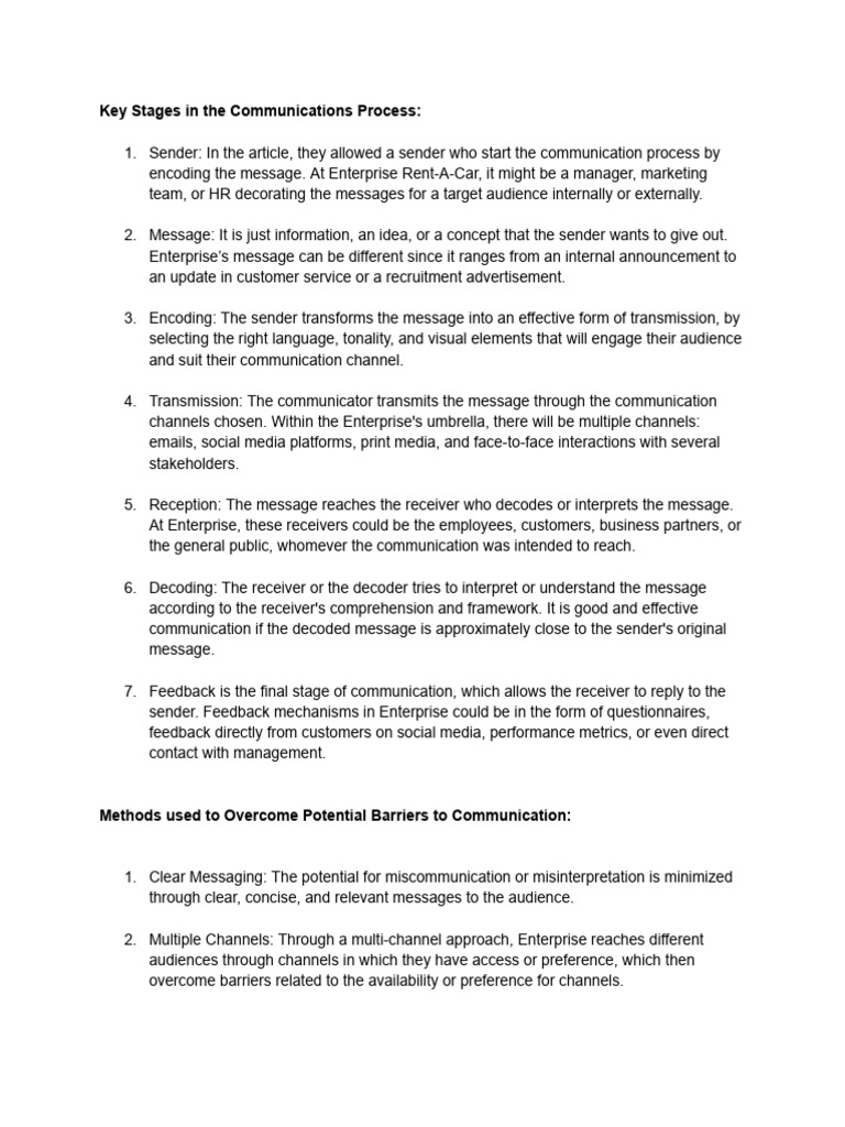 Nahom Michael - Unit 2 Activity 1 - Communication Case Study ...
