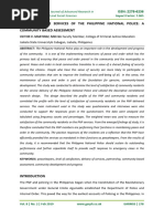 PNP Mission Vision | PDF