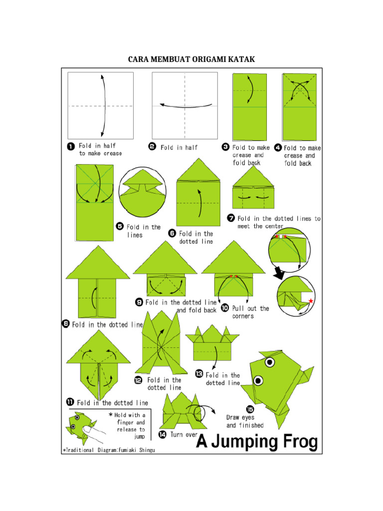 Origami Katak | PDF