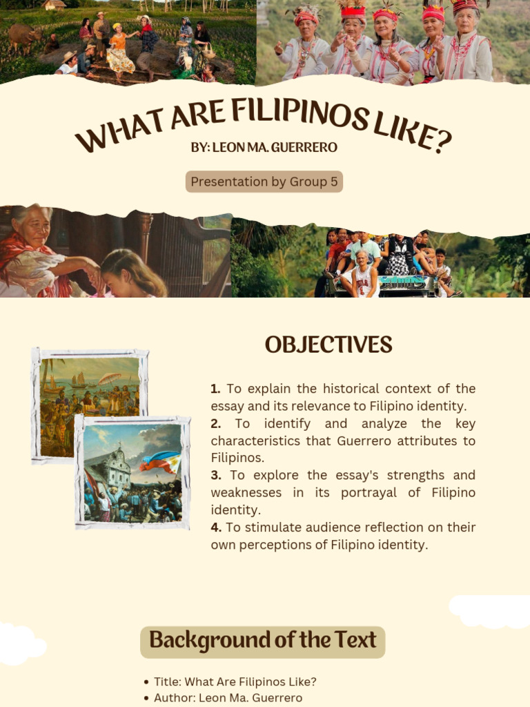What Are Filipinos Like Pdf Philippines Western World