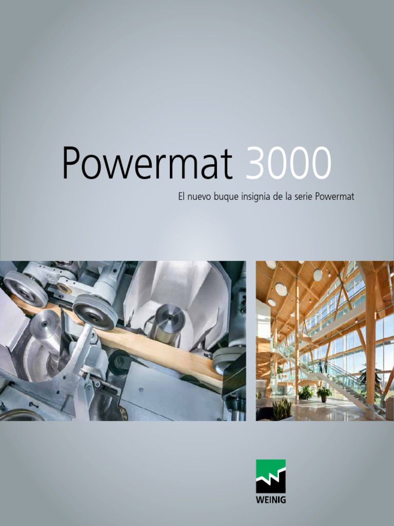Powermat 3000: Innovación en Moldurado | PDF | Herramientas | Mecanizado